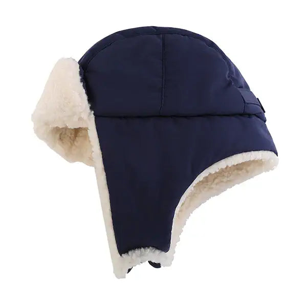 CHAPKA ENFANT BLEUE IMITATION LAINE & Ma Poupée Russe